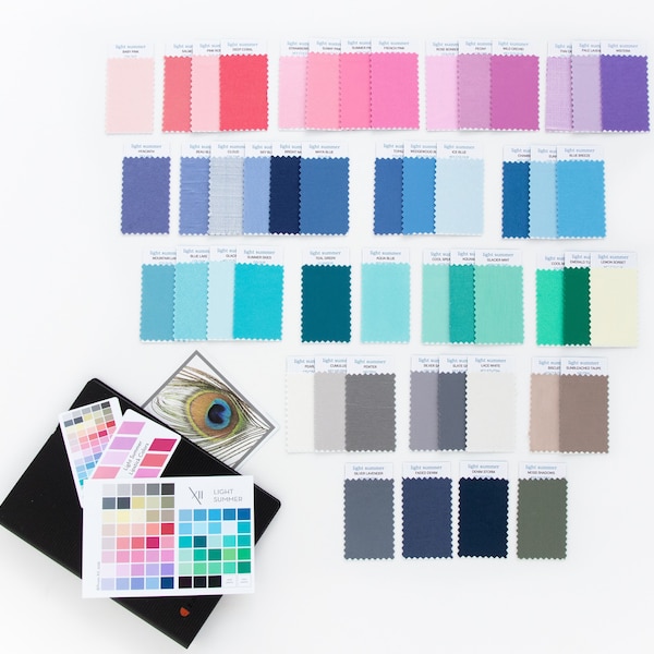 Fabric Colour Swatches - Etsy