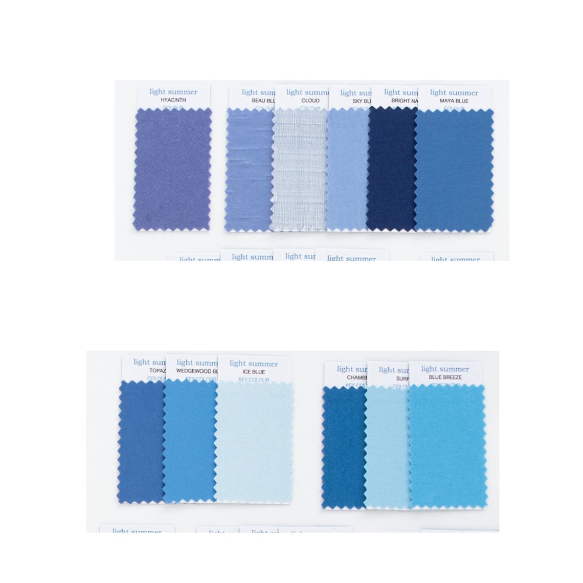 Light Summer - the ULTIMATE COLLECTION of Fifty Fabric Swatches (free ...