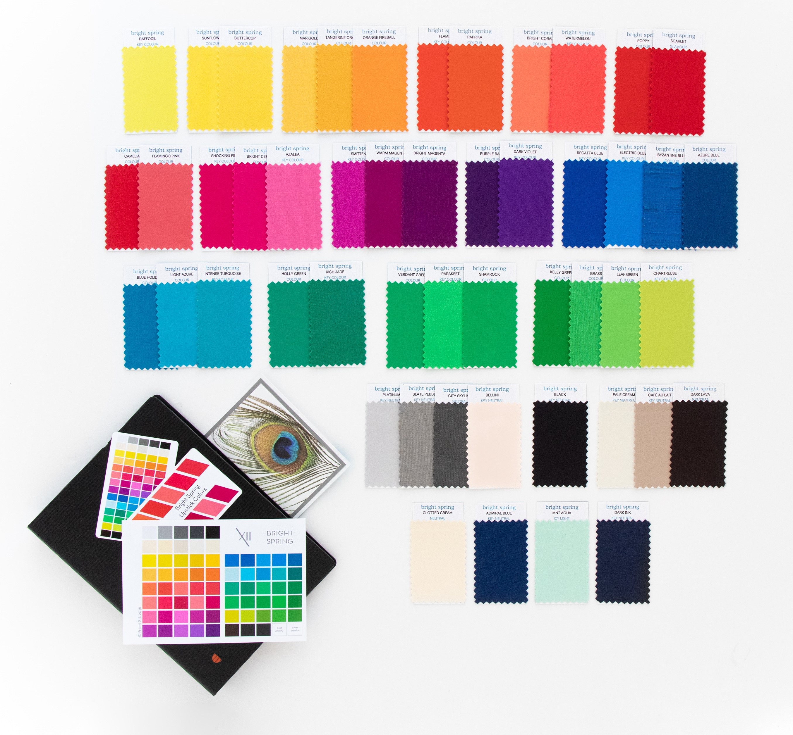 Bright Spring -the ULTIMATE COLLECTION of Fifty Fabric Swatches - Etsy