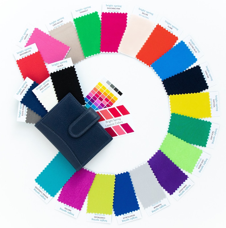 Bright Spring Swatches Top 22 Swatches - (colours and Neutrals) in a ...