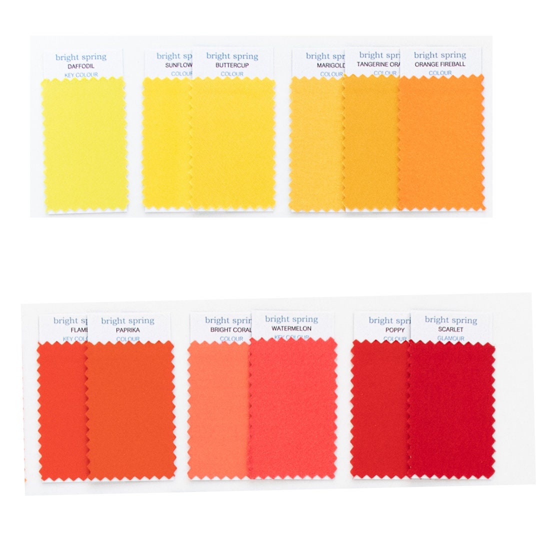 Bright Spring -the ULTIMATE COLLECTION of Fifty Fabric Swatches - Etsy