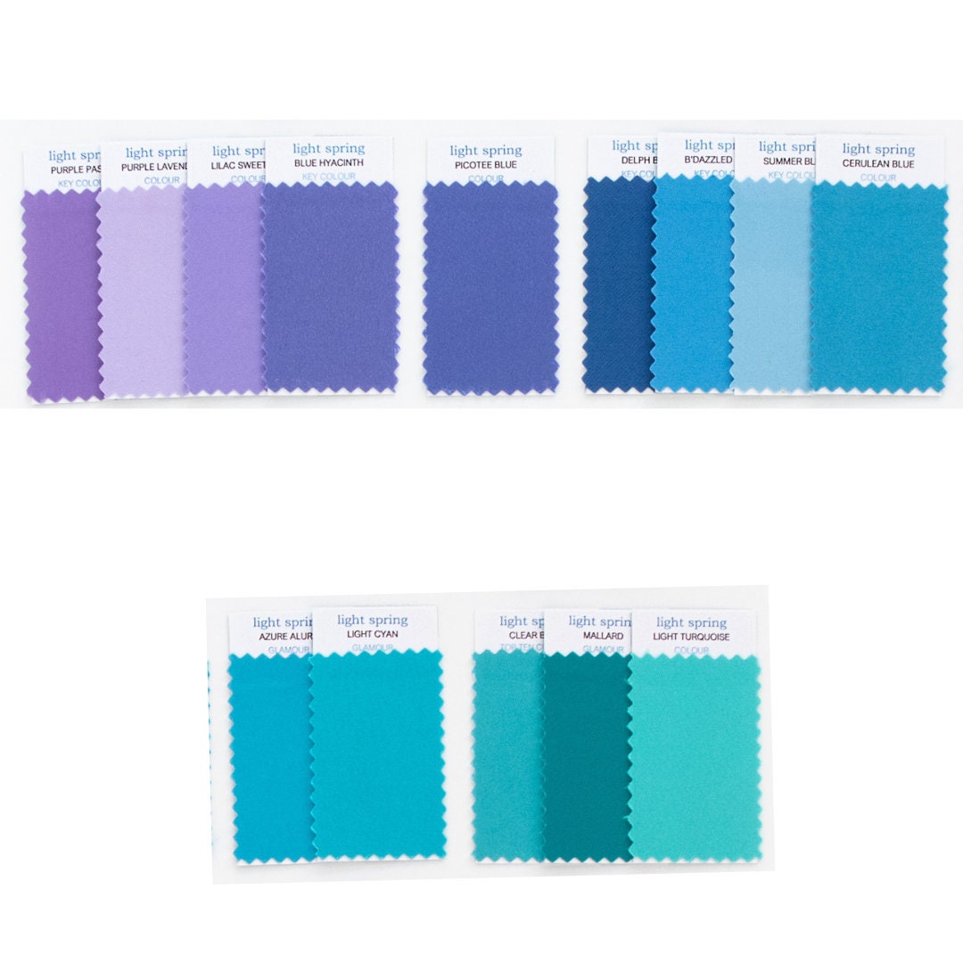 Light Spring - the ULTIMATE COLLECTION of Fifty Fabric Swatches - Etsy