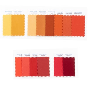 Warm Spring - the ULTIMATE COLLECTION of Fifty Fabric Swatches - Etsy