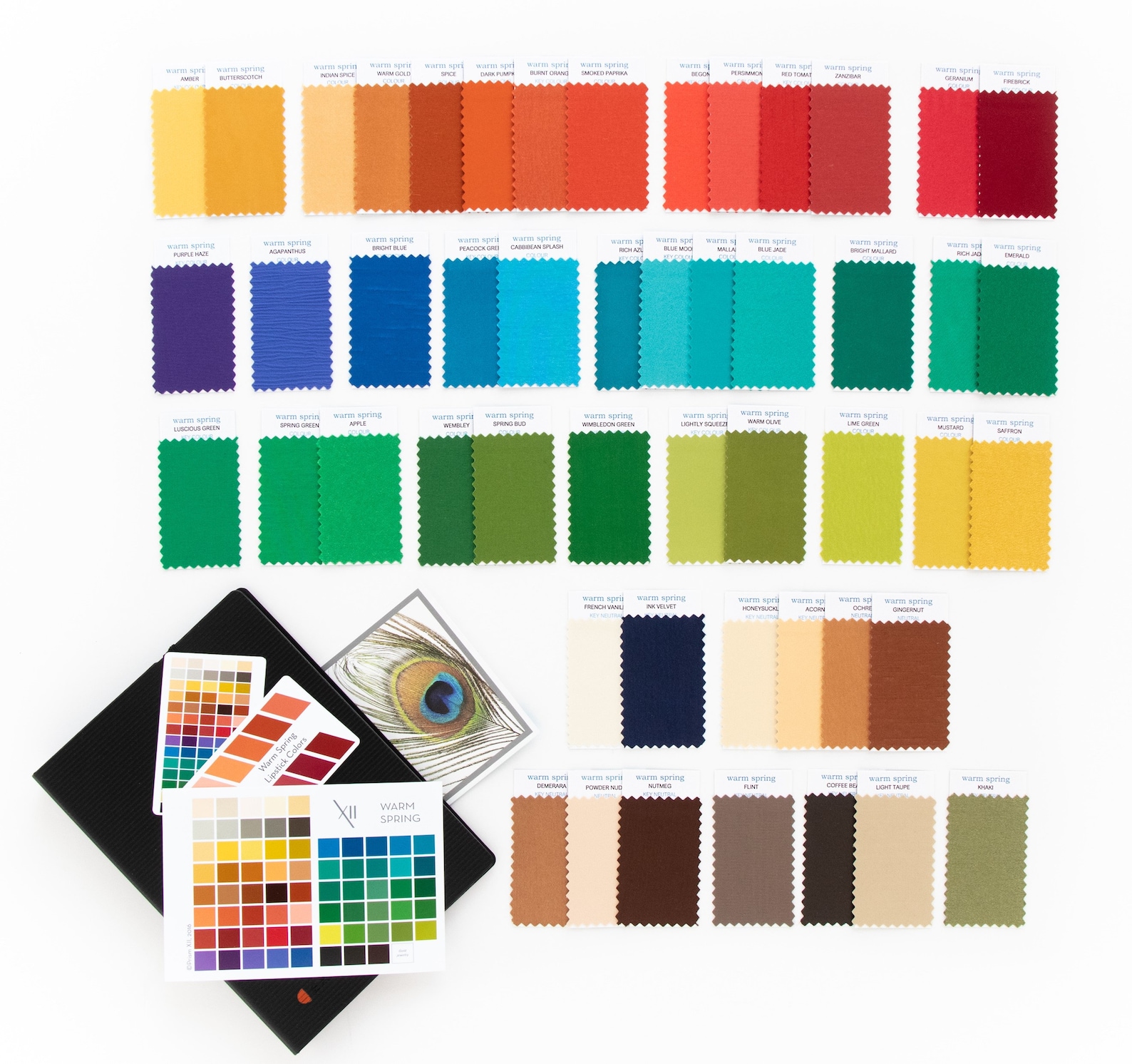 Warm Spring - the ULTIMATE COLLECTION of Fifty Fabric Swatches - Etsy