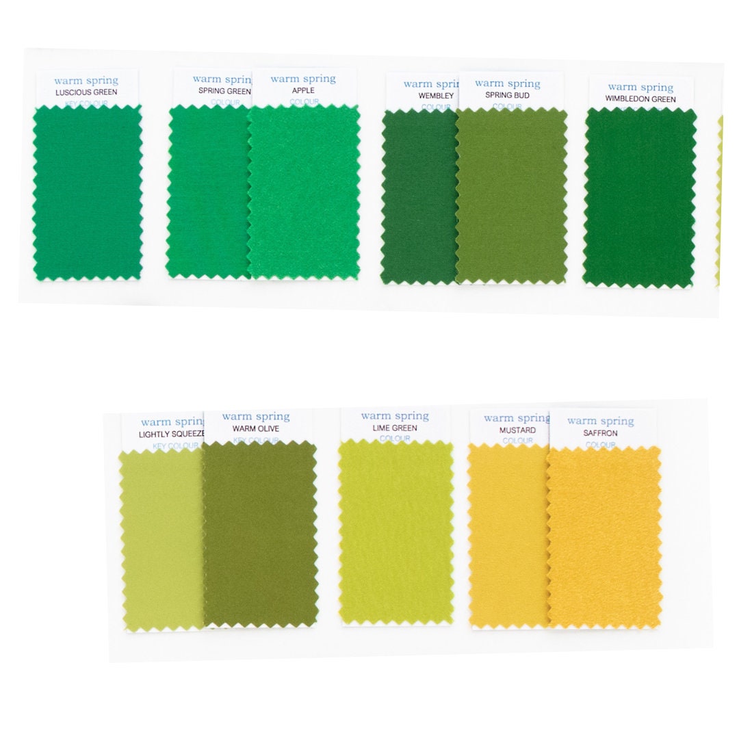 Warm Spring - the ULTIMATE COLLECTION of Fifty Fabric Swatches - Etsy
