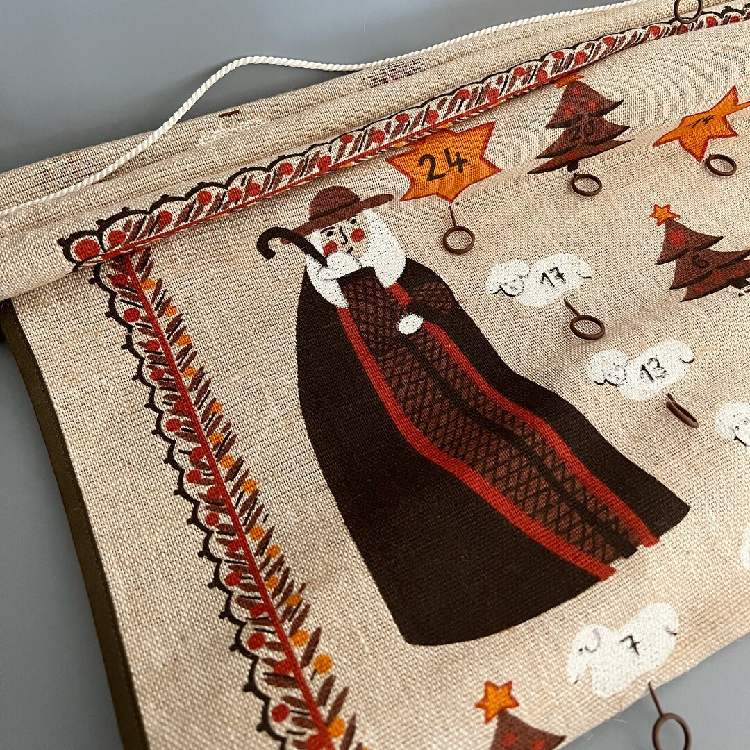 Wall Advent Calendar to Fill Shepherd and Sheep Advent Calendar 29”x19 ...