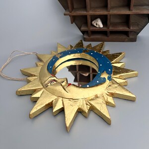 Celestial Mirror 10” - Celestial Sun Moon Star Wall Mirror Vintage ...