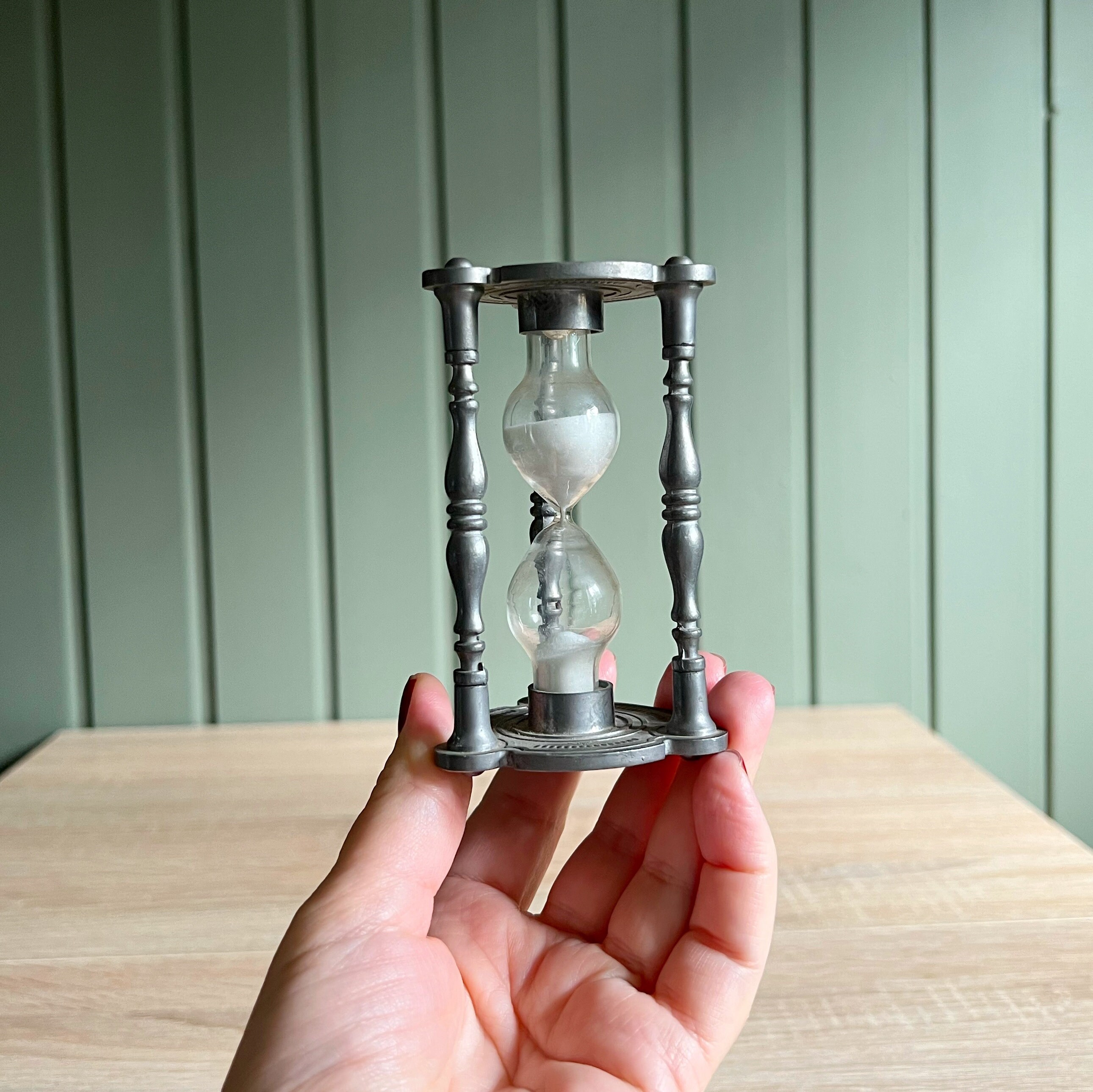 Bavarian Heraldic Hourglass Coat of Arms Zinn Sand Timer - Etsy