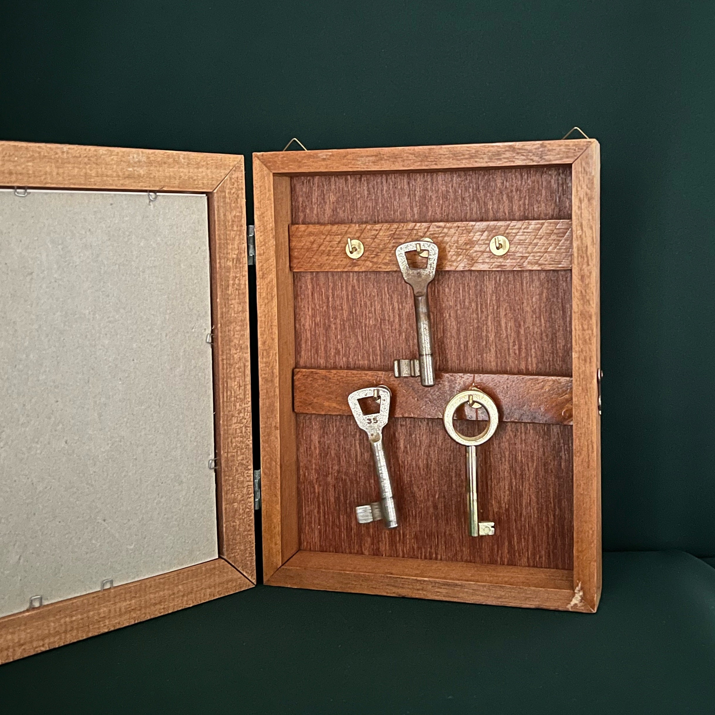 Wall Mount Key Box Cottagecore Duck Wooden Key Holder for Wall ...