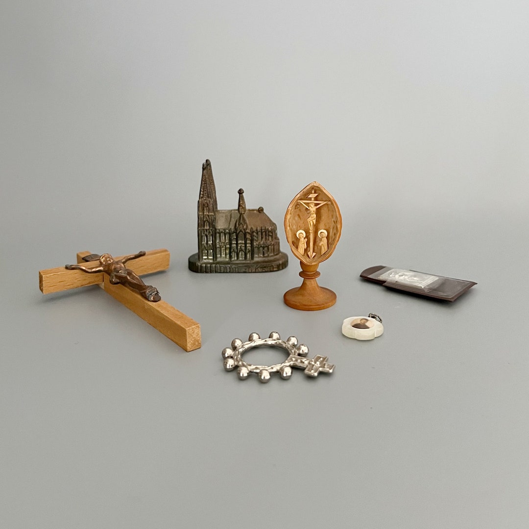 Catholic Lot 6 Piece Vintage Catholic Religious Items - Etsy