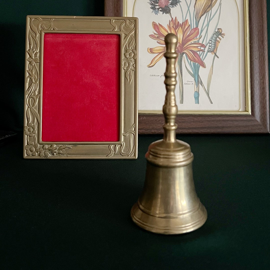 Altar Bell Brass Ritual Bell Witch Bell Vintage Handbell - Etsy