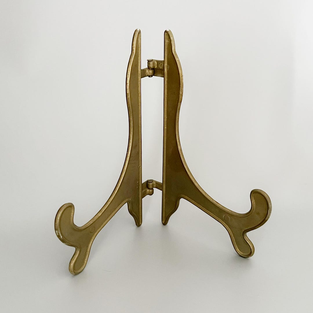 Brass Easel 7“x4.7“ -brass Book Stand - Brass Picture Stand - Brass ...