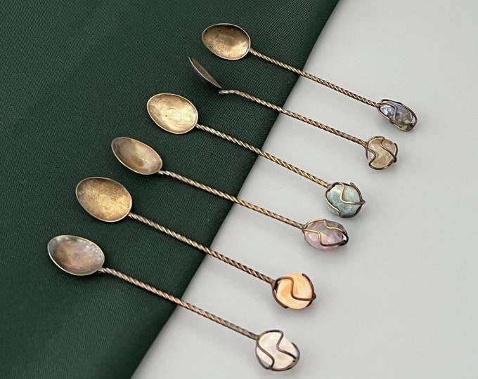 Twisted Horseshoe Nail Incense Spoon, Witches TINY Spoon Hand Forged ...