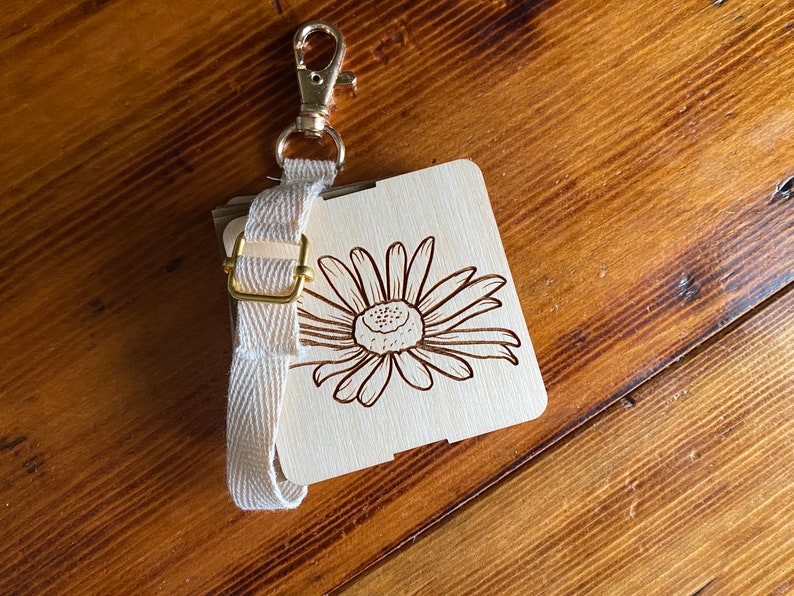 November Birth Flower Keychain Flower Press Press Kit, Birth Flower ...