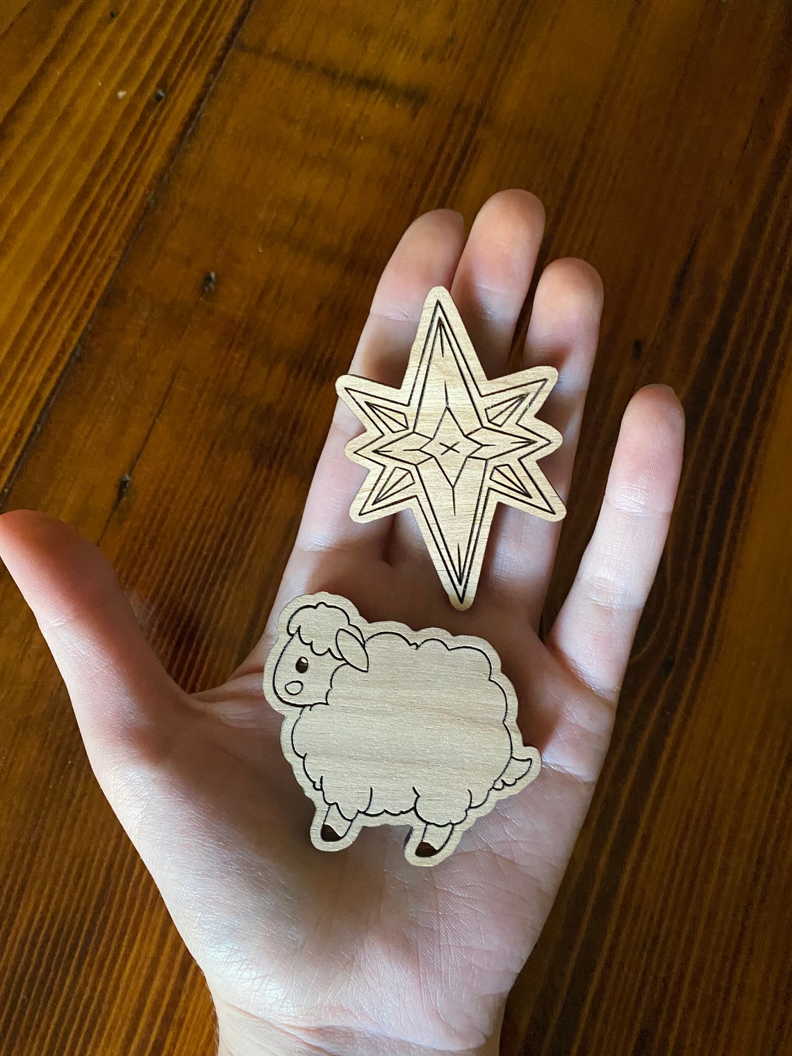 Wooden Play Nativity Set 16-piece Nativity - Etsy