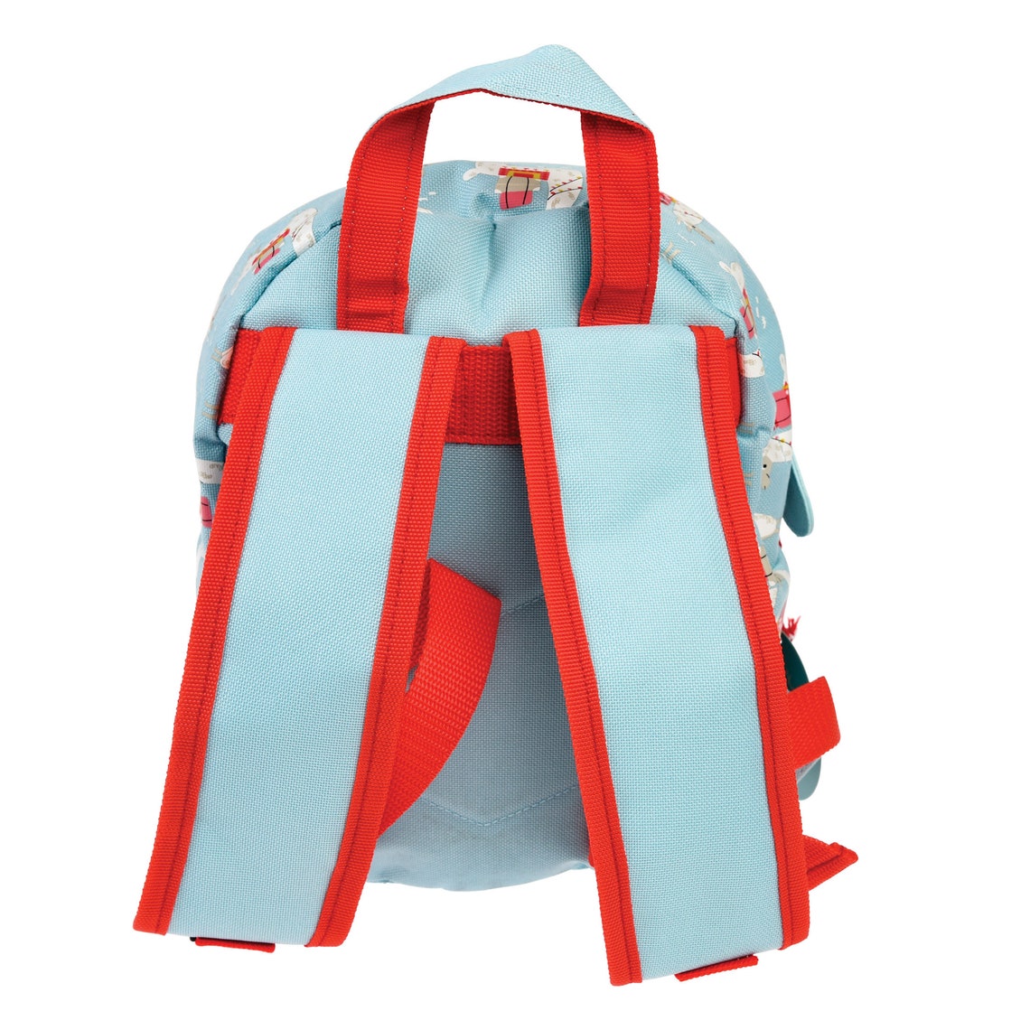 Personalised Blue Llama Mini Backpack for Children, School Bag, Nursery ...