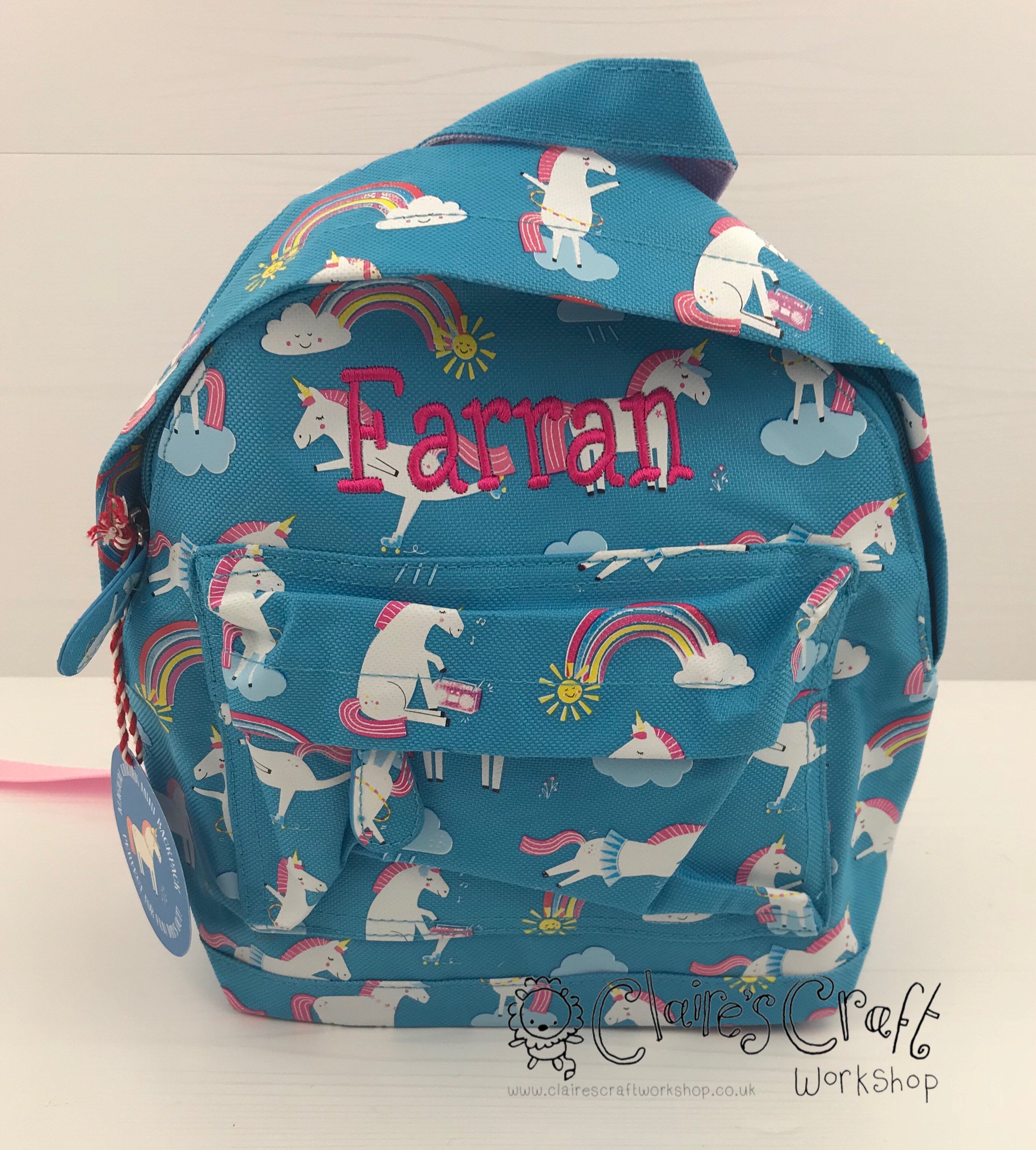 Personalised Unicorn Mini Backpack for Children School Bag | Etsy UK
