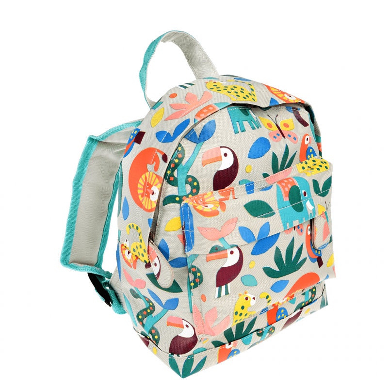 Personalised Jungle Animals & Birds Mini Backpack for - Etsy UK