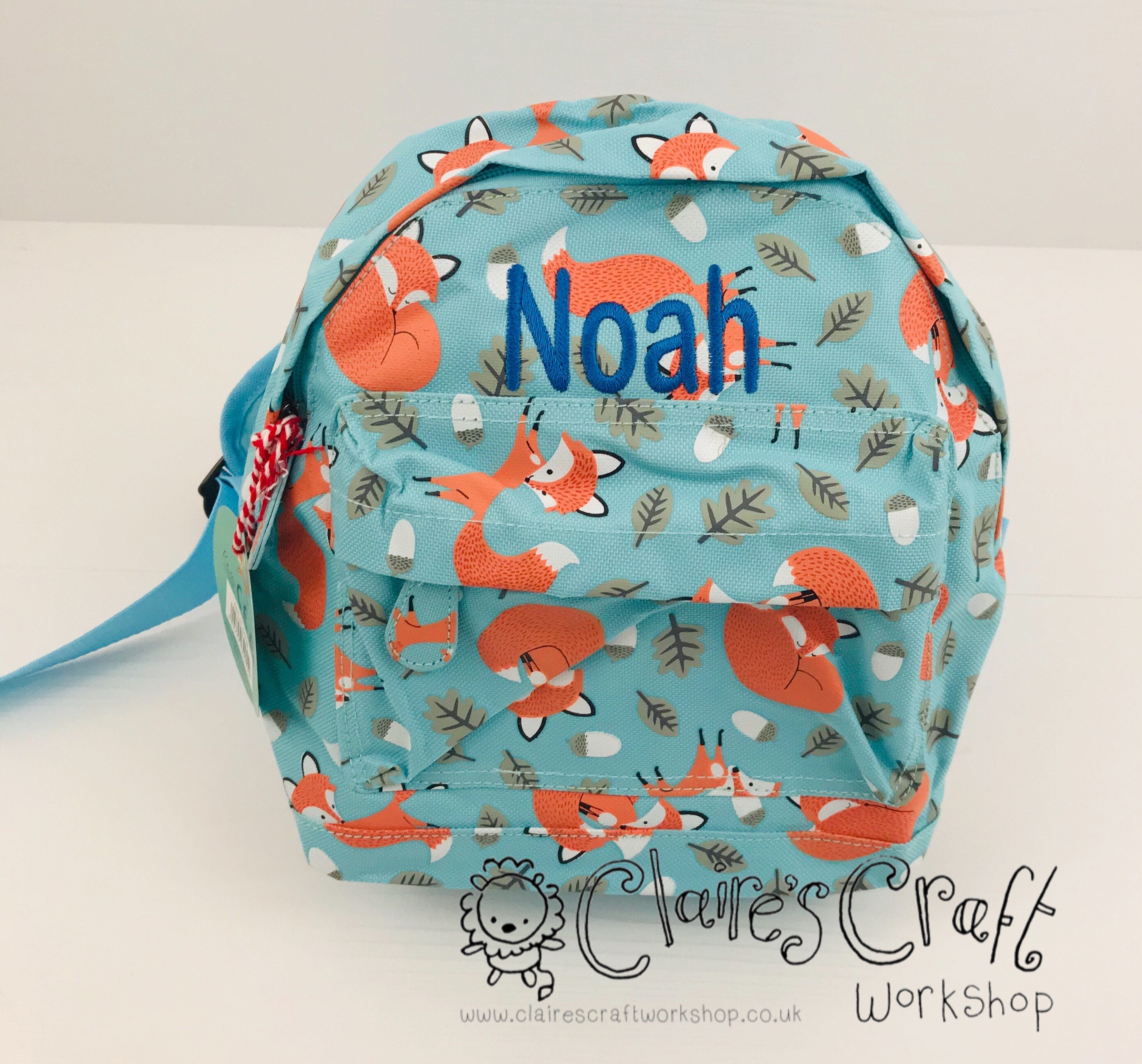 Personalised Fox Mini Backpack for Children School Bag - Etsy UK