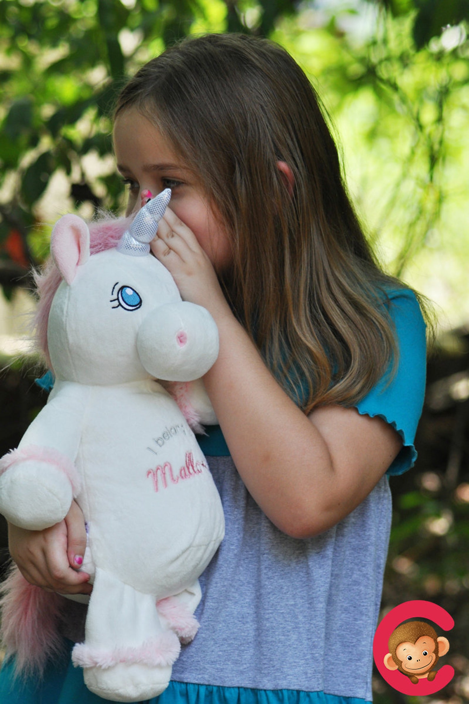 Personalised Embroidered Cubbie Unicorn Teddy in White With - Etsy UK
