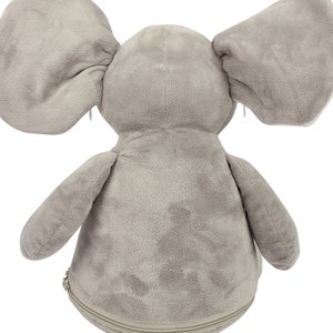 Personalised Embroidered Mumbles Elephant Teddy Bear With Design of ...