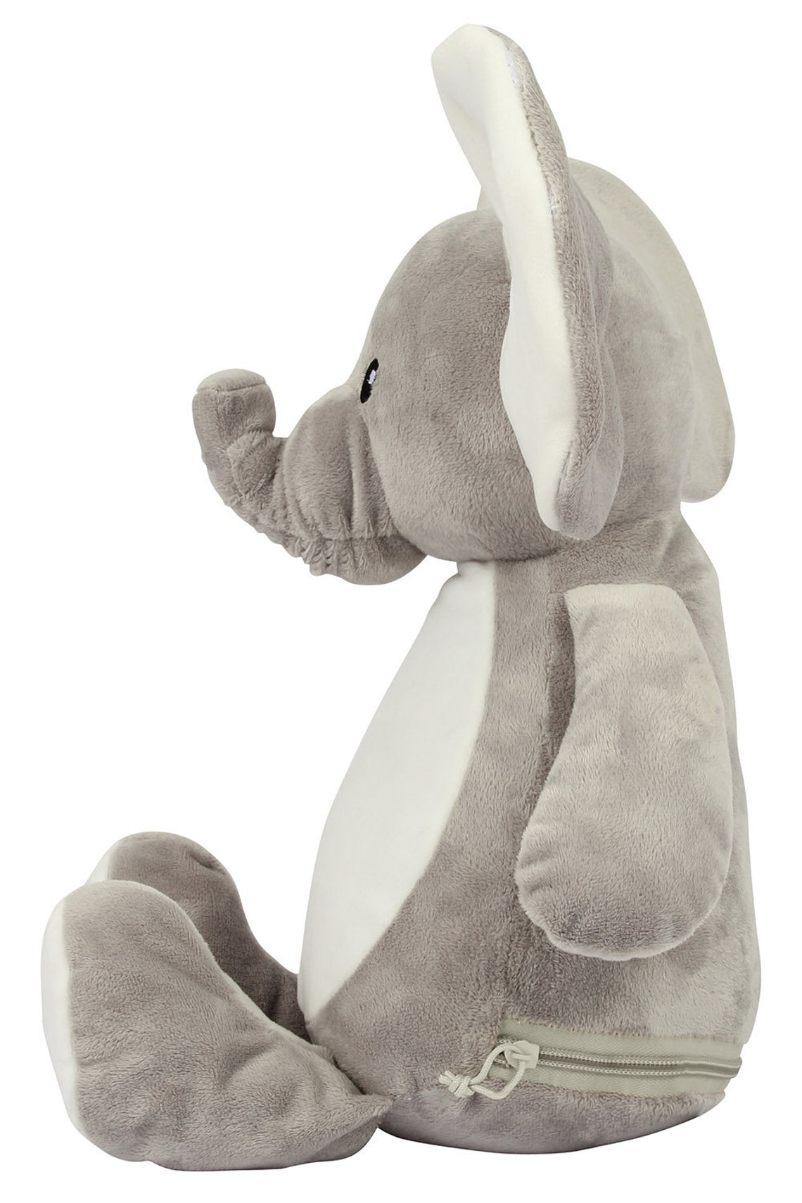 Personalised Embroidered Mumbles Elephant Teddy Bear With Design of ...