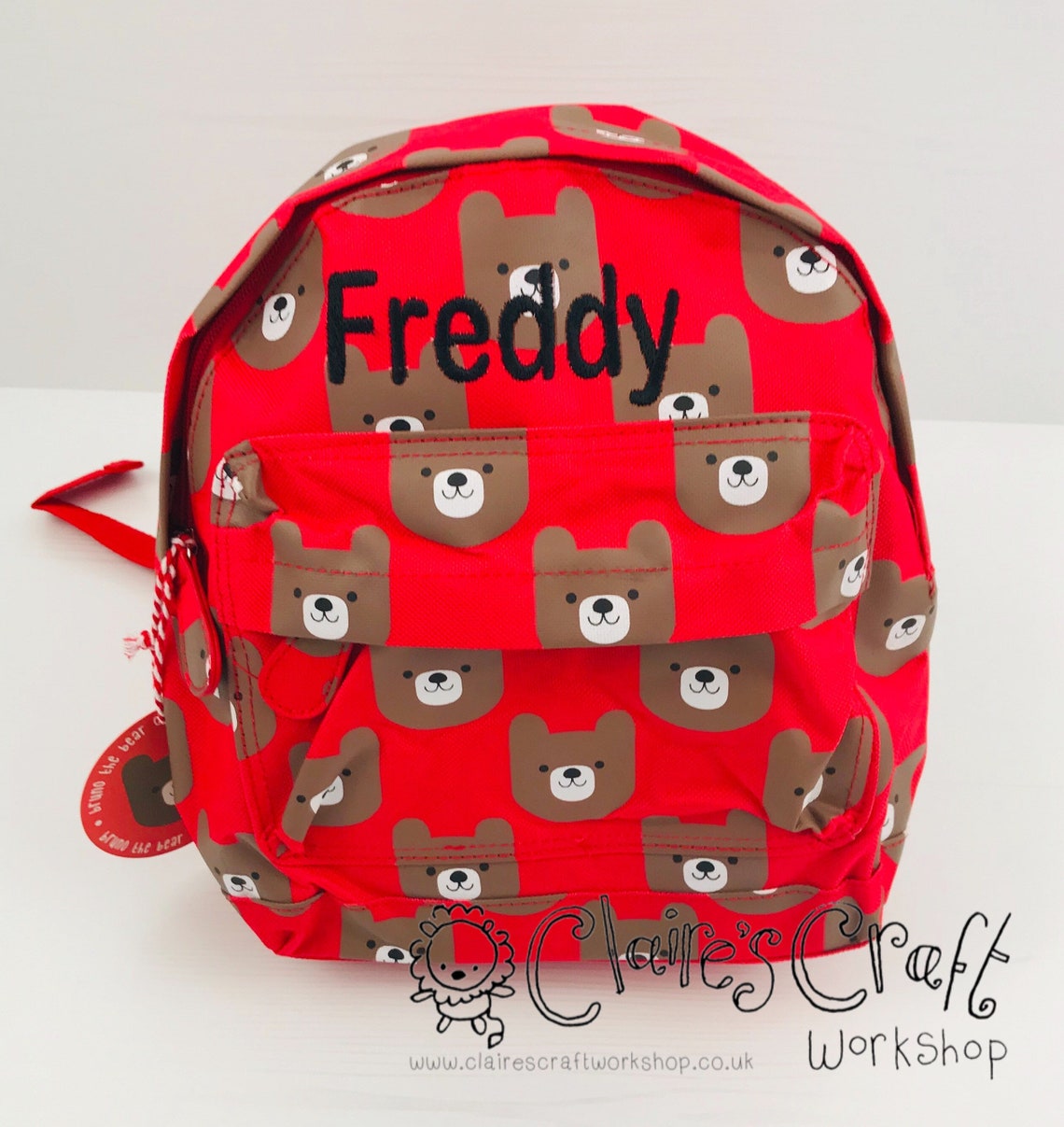 Personalised Bear Mini Backpack for children School Bag | Etsy