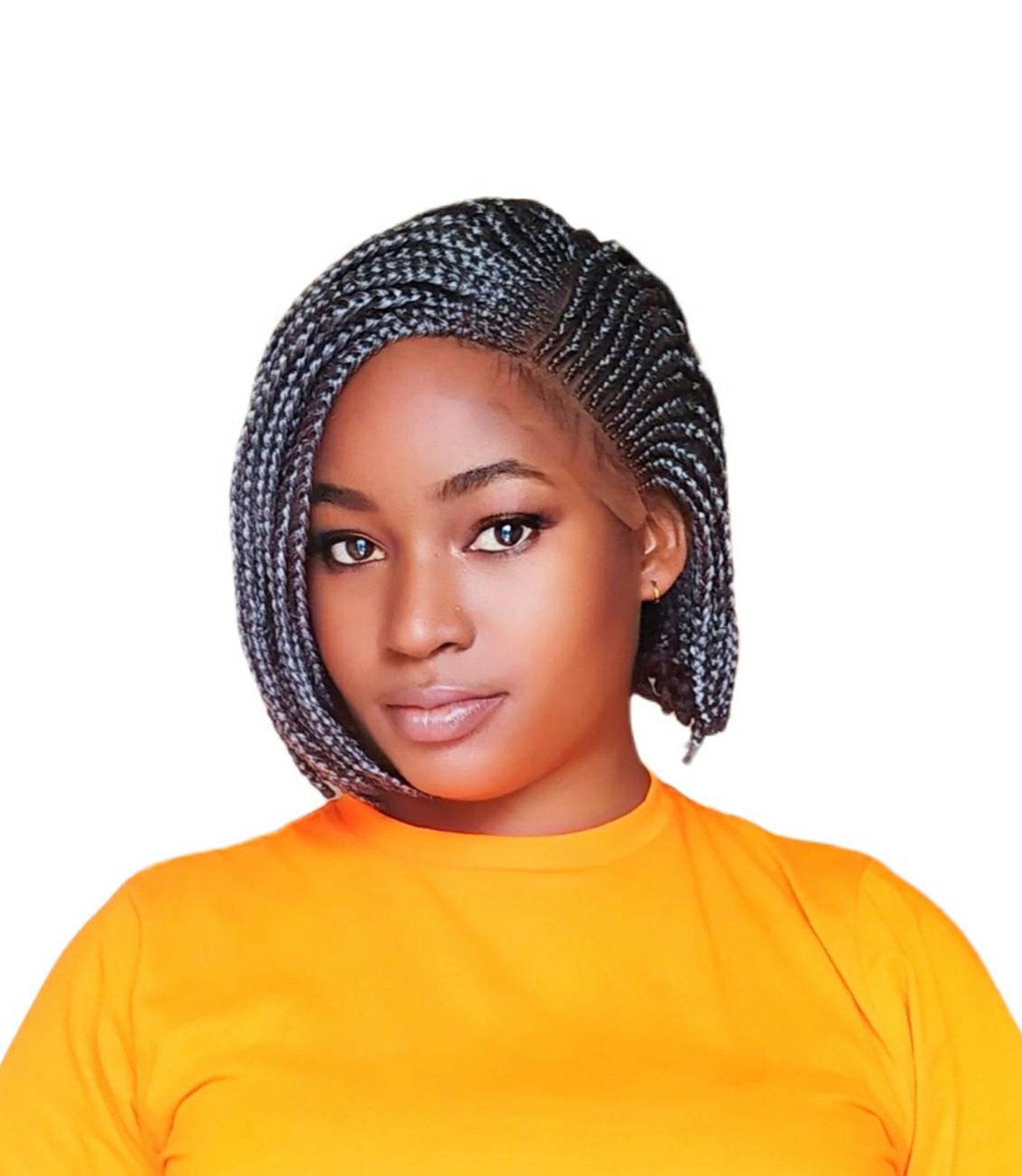 Cornrow Wig Braid Wig Lace Front Cornrow Wig - Etsy