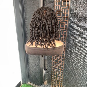 Band Wig Lace Locs Wig 10 Locs Wig, Faux Locs, 4 Medium Brown - Etsy