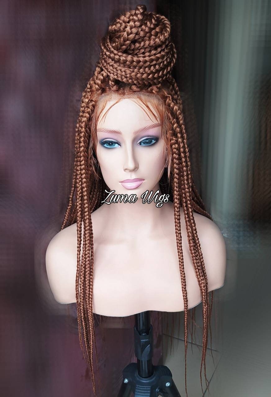 Box Braids Wig Full Lace Box Braid Wig Lace Front Braids Wig - Etsy