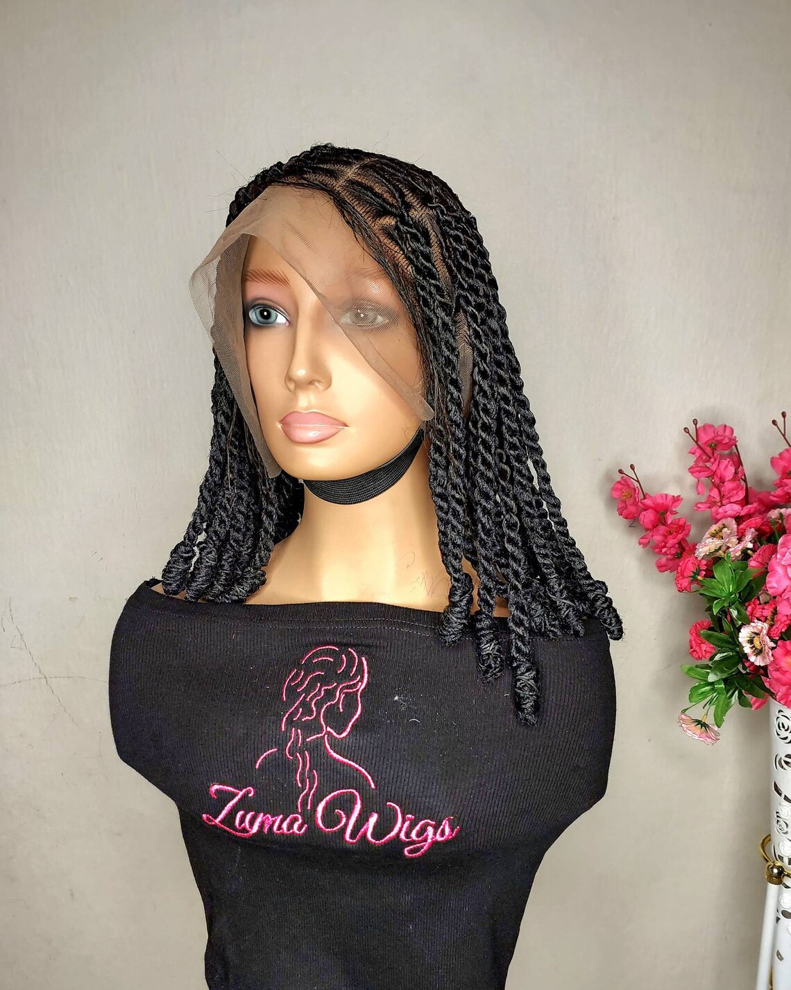 Invisible Locs With Knots 2 Strand Twists Bob Locs Invisible - Etsy