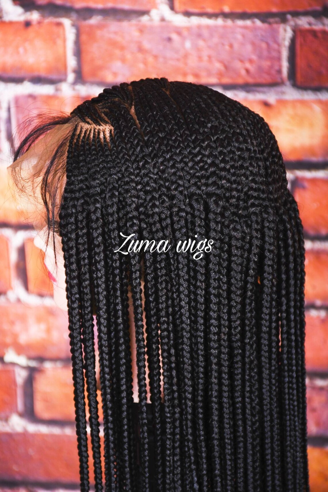 Cornrow braided wig cornrow wig | Etsy