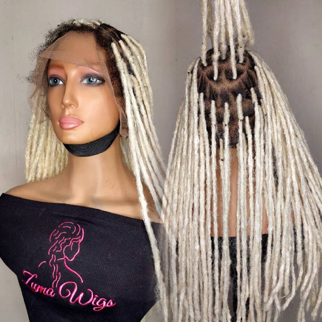 White Dreadlock Wig