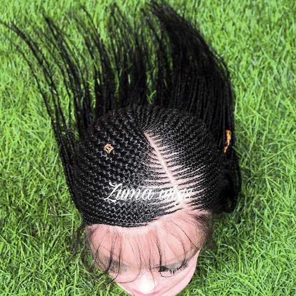 Cornrow Wig Short - Etsy