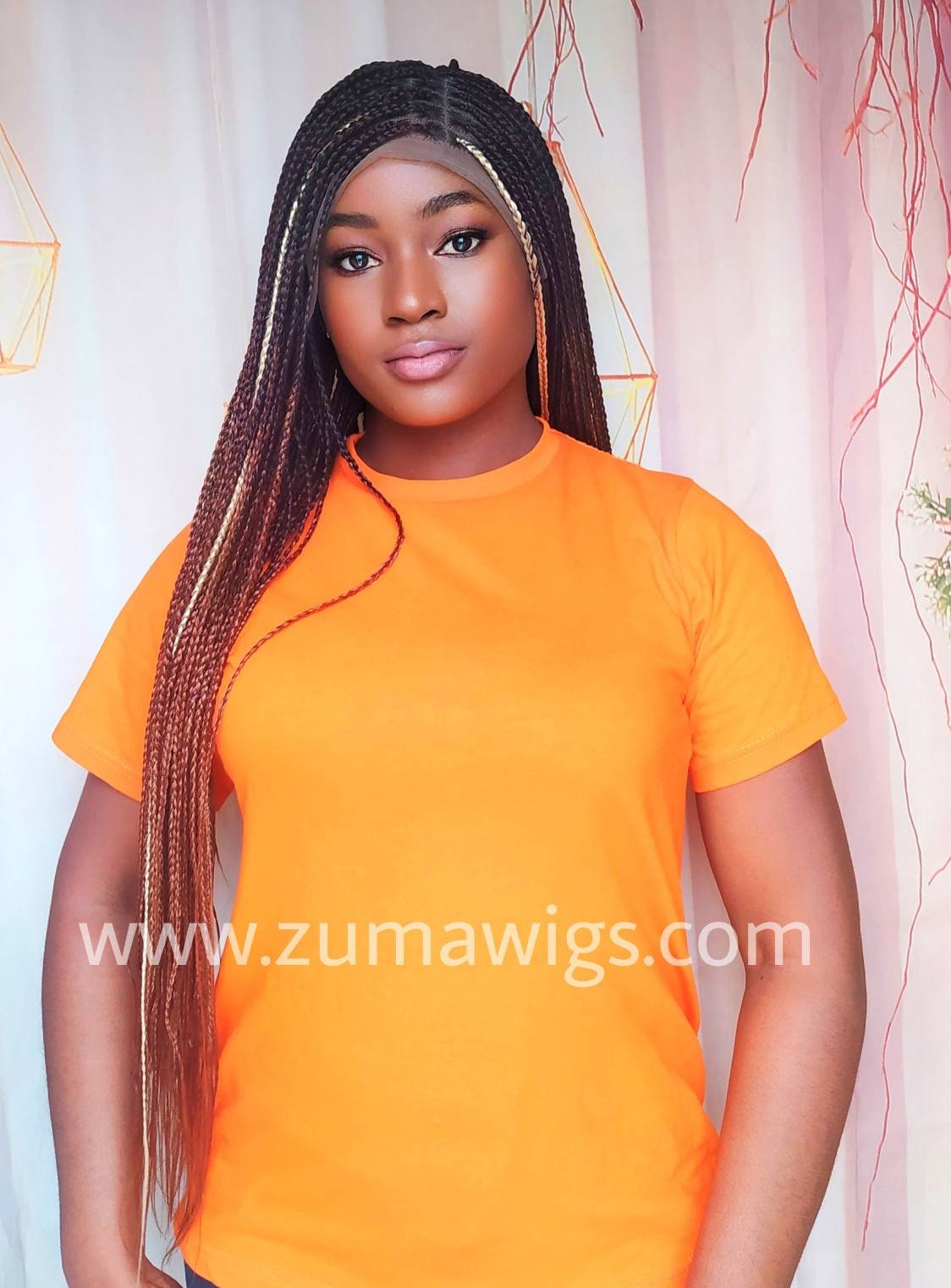 Braided Wig Box Braids Wig Lace Front Box Braid Wig Full Lace - Etsy