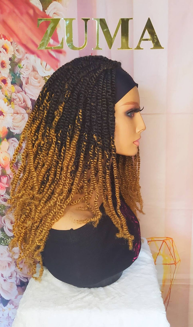 BAND BRAID WIG Braided Wig Two Strand Twists | Etsy