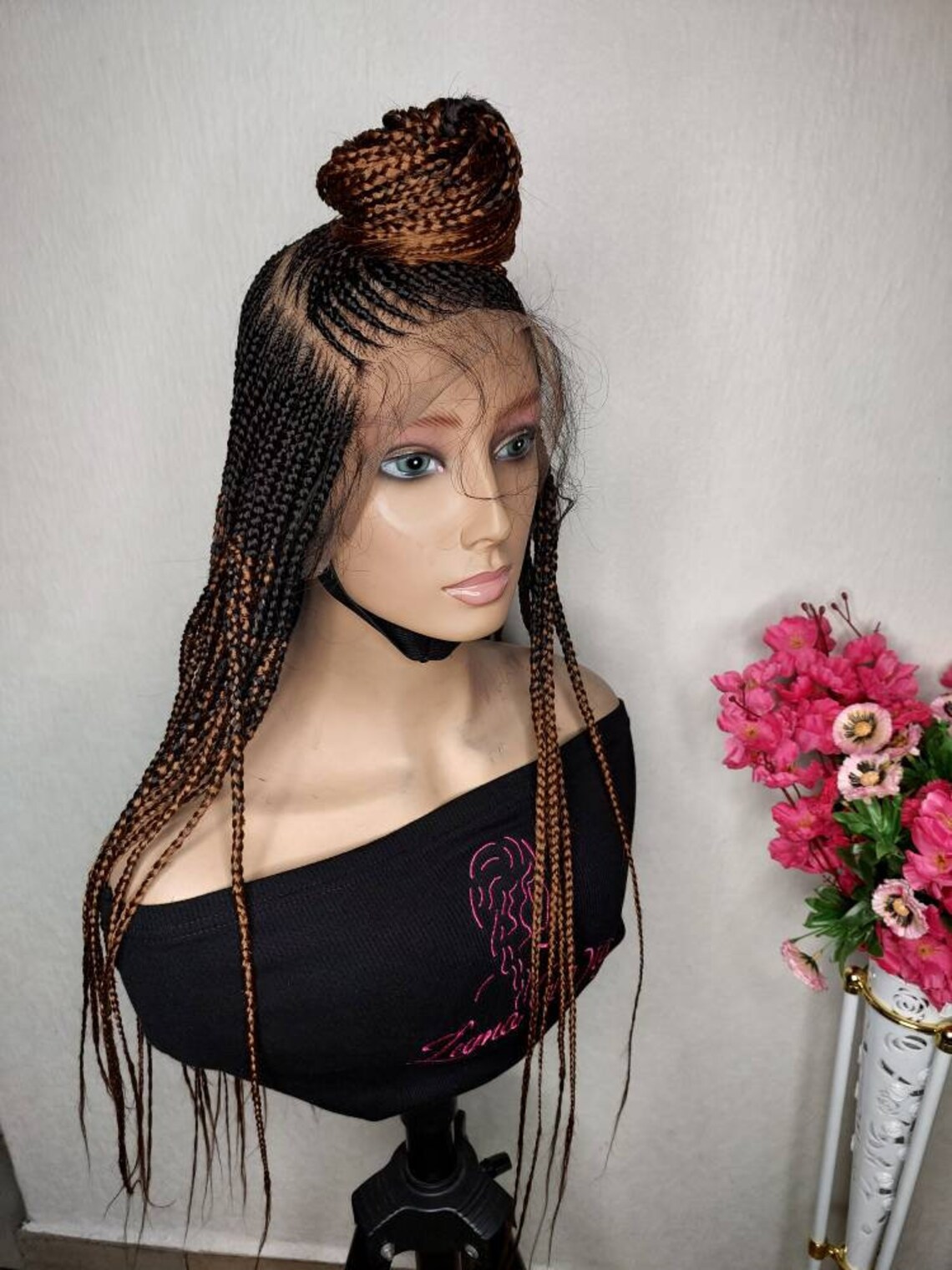 Cornrow Braid Lace Wig Cornrow Braided Wig - Etsy