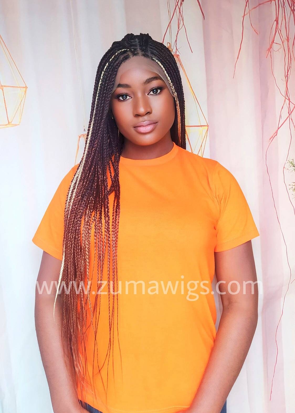 Braided Wig Box Braids Wig Lace Front Box Braid Wig Full Lace - Etsy