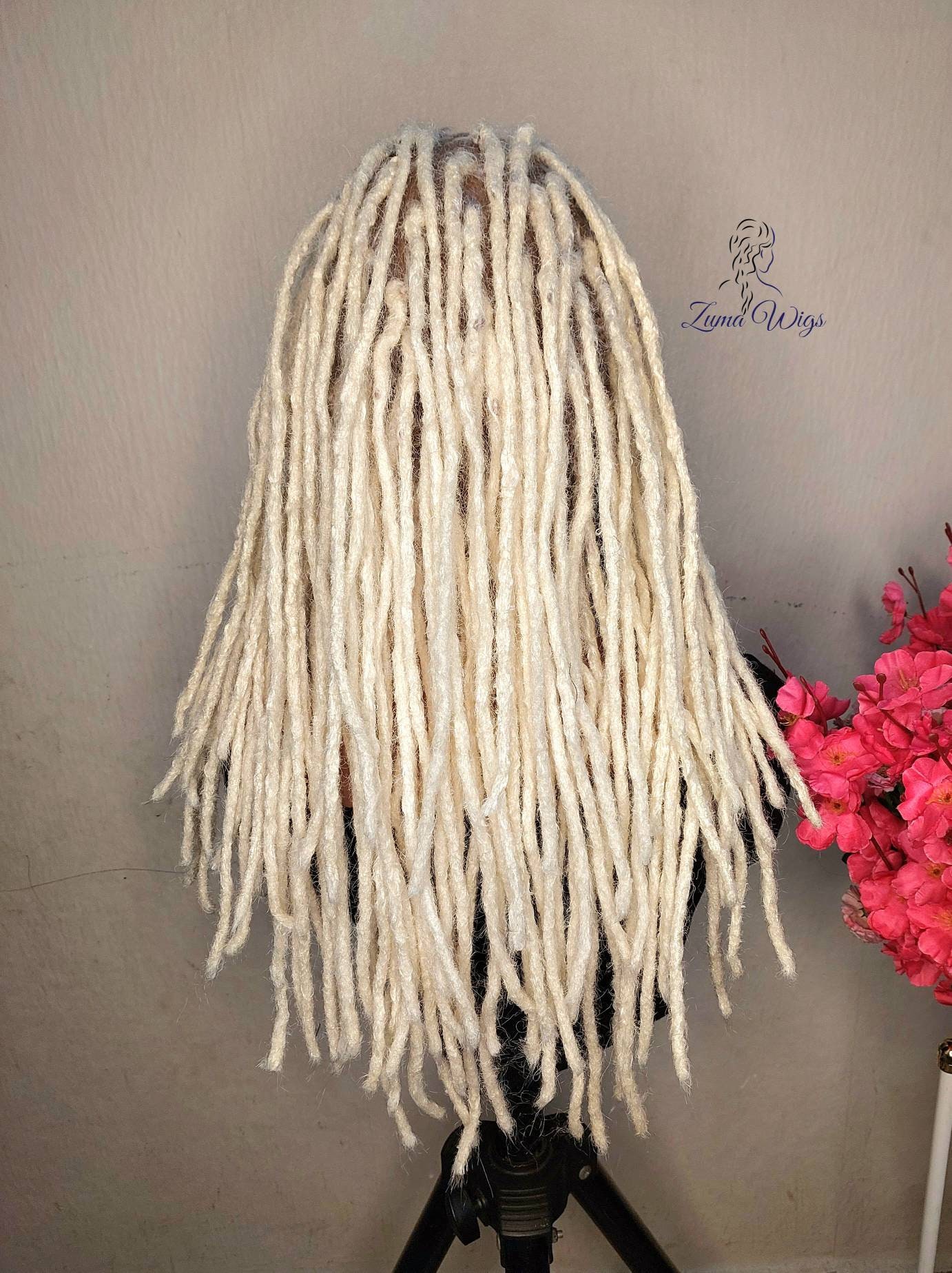 House of Dragon Dreadlock Wig White Dreadlock Wig Full Lace - Etsy