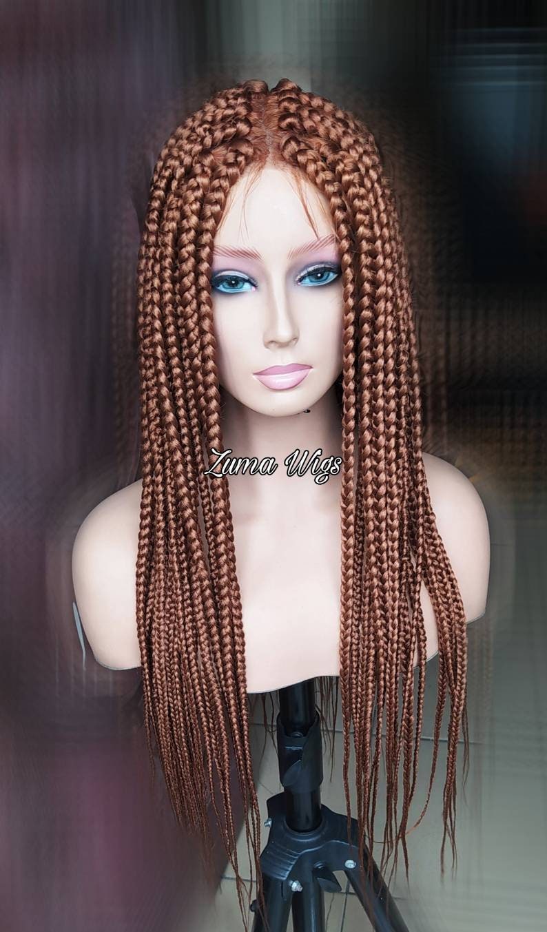 Box Braids Wig Full Lace Box Braid Wig Lace Front Braids Wig - Etsy