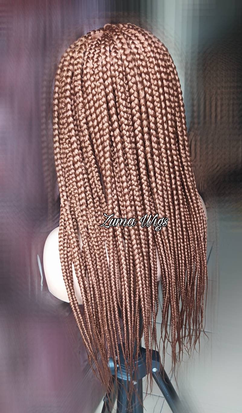 Box Braids Wig Full Lace Box Braid Wig Lace Front Braids Wig - Etsy