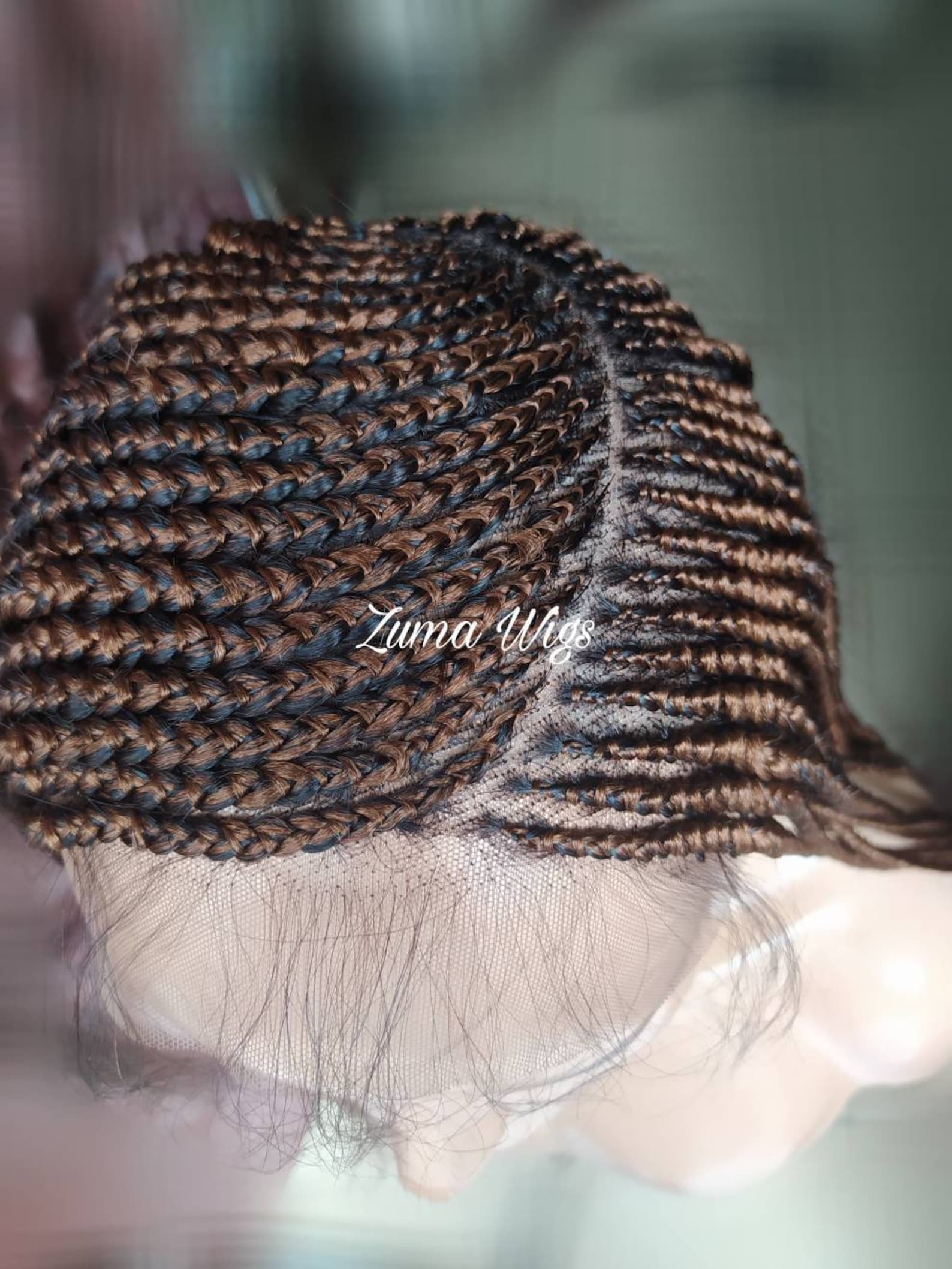 Cornrow Wig Lace Front Cornrow Braided Wig Deep C Cut | Etsy