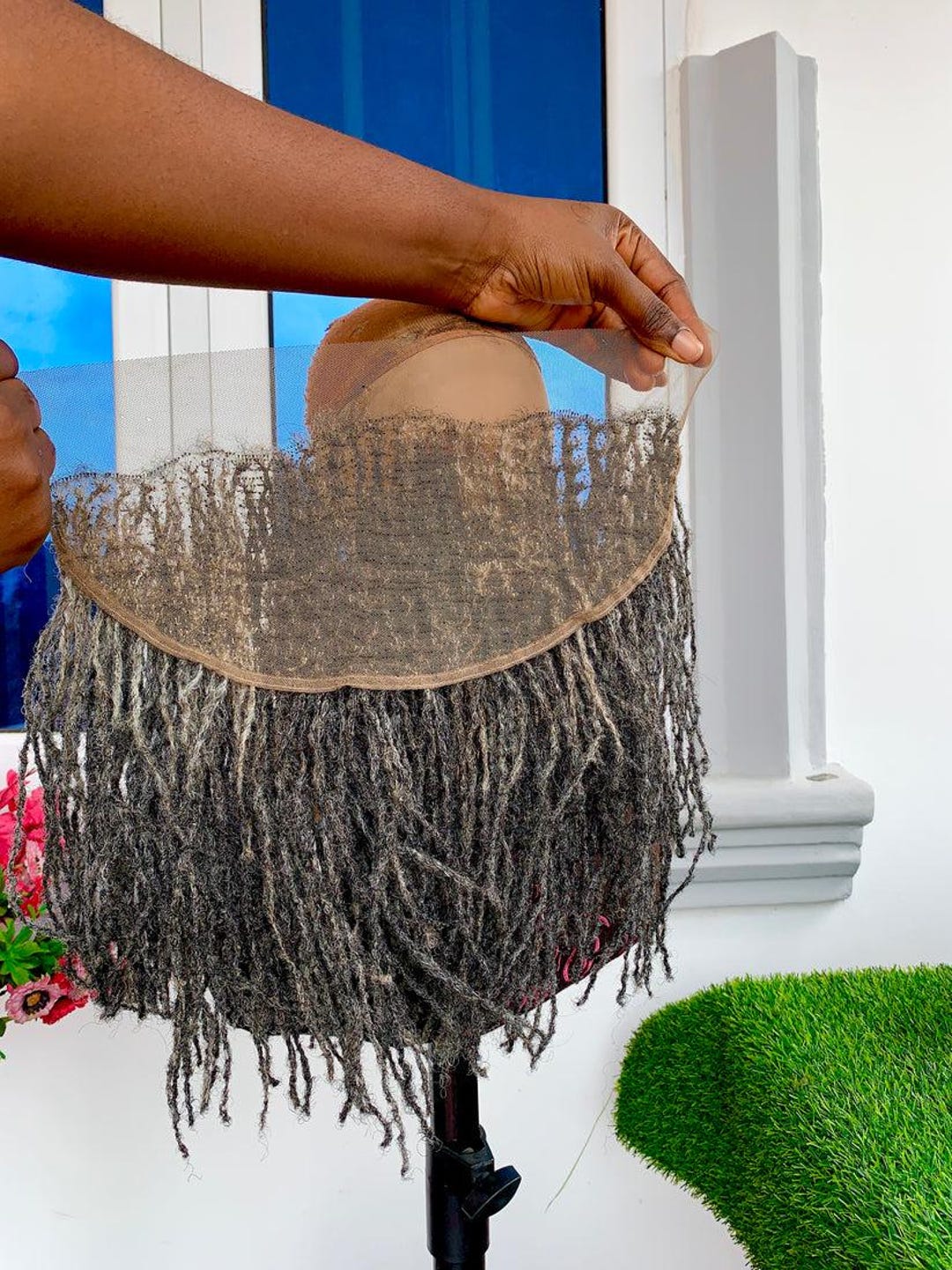 Lace Front Micro Locs, 0.2 to 0.3cm, Sista Locs, Locs for Alopecia ...