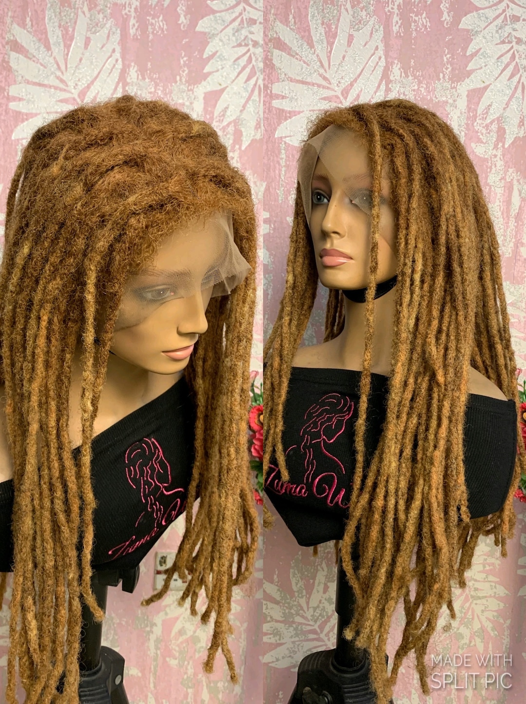 HUMAN HAIR Dreadlock Braid Wigs for Black Women and Men, Full Lace ...