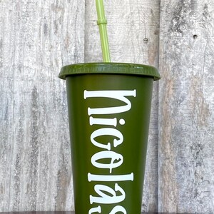 24oz Matte Personalized Cold Cups for the Guys - Etsy