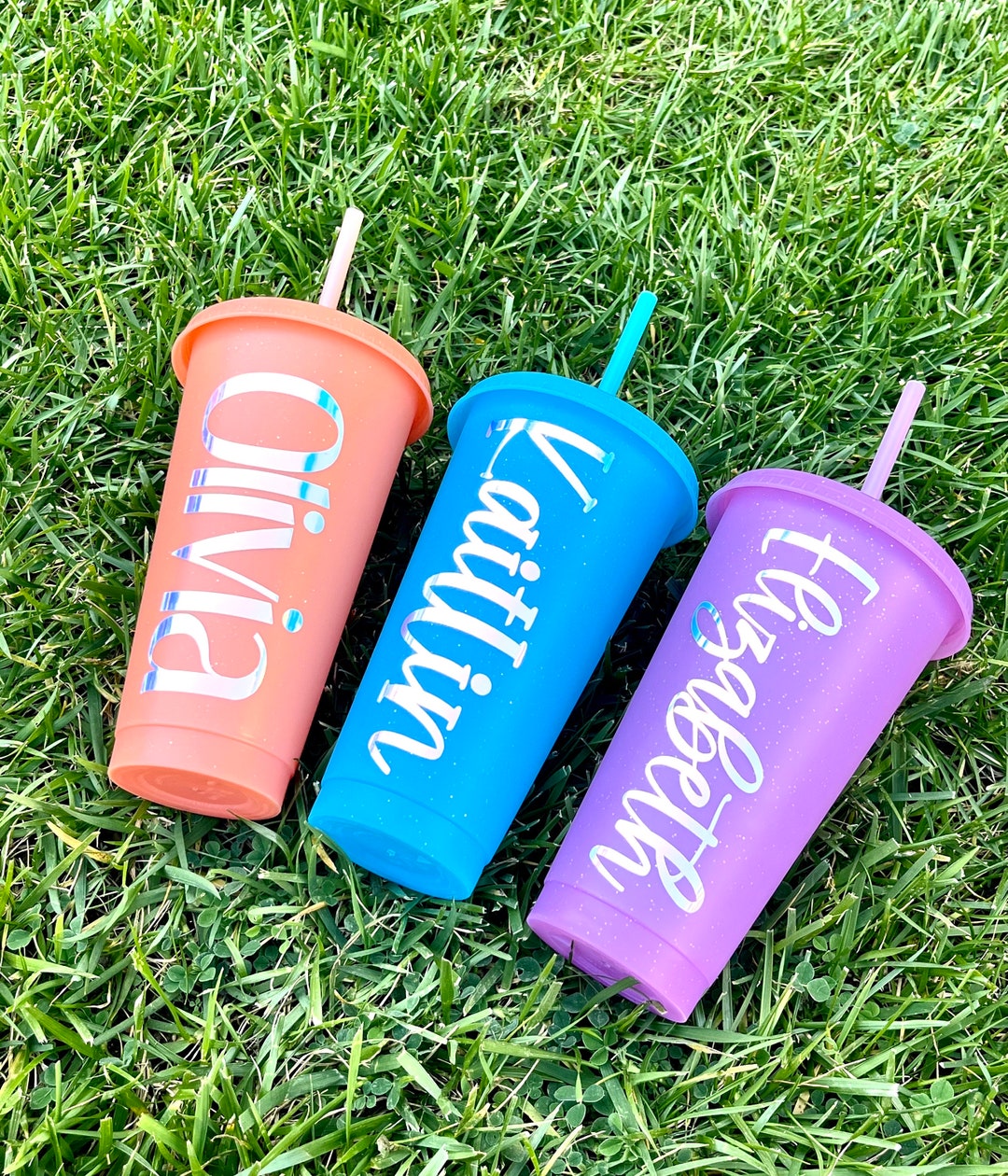 Tropical Themed Party Favor Personalized Reusable Cups With Opal ...