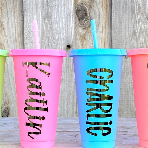 24oz Personalized Color Changing Cups - Etsy