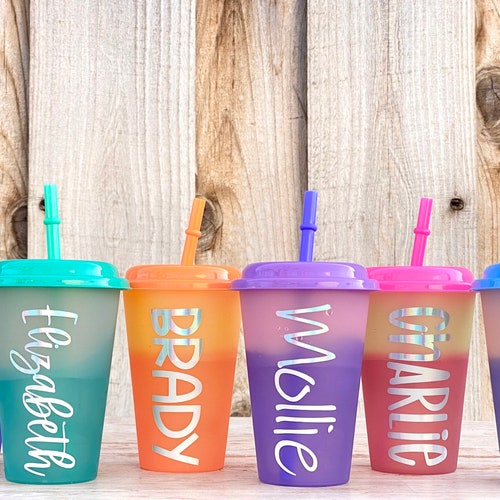 24oz Personalized Color Changing Cups - Etsy