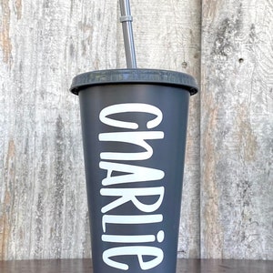 24oz Matte Personalized Cold Cups for the Guys - Etsy