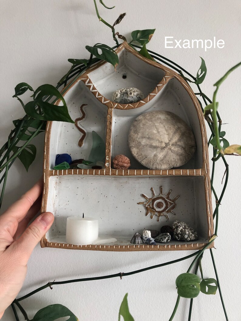 Ceramic Wall Shrine Altar Shelf - Etsy Canada